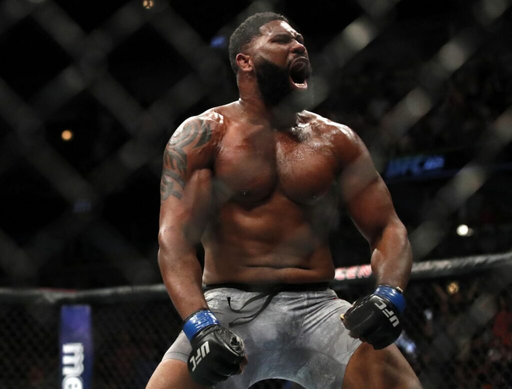 Curtis Blaydes va por el récord de derribos de Georges St-Pierre ...